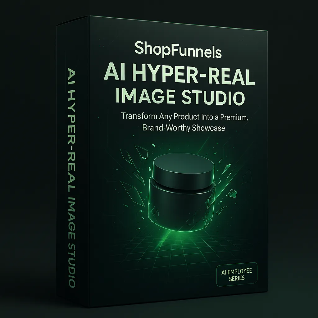 ShopFunnels AI Hyper-Real Image Studio