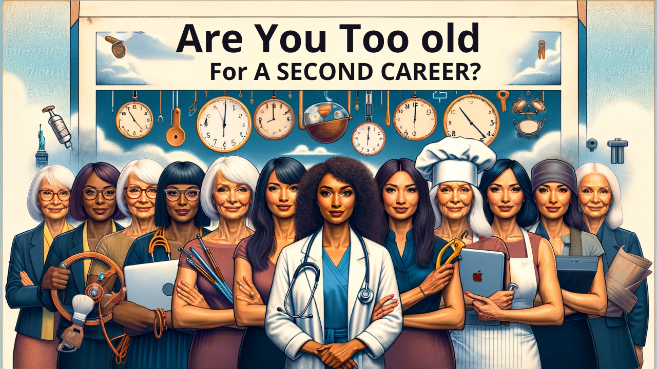 ARE YOU TOO OLD FOR A SECOND CAREER?