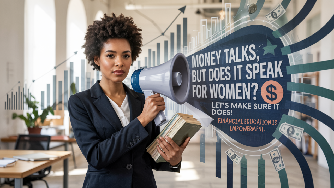 MONEY TALKS. WOMEN MUST SPEAK LOUDER.