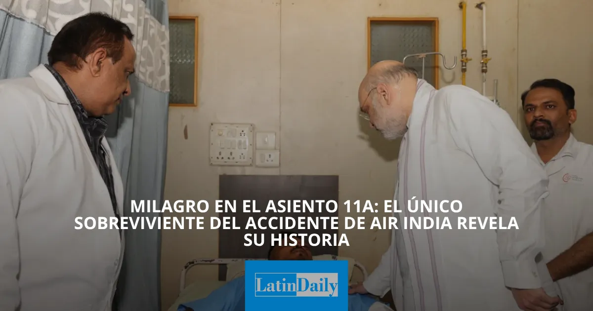 Milagro en el asiento 11A: el único sobreviviente del accidente de Air India revela su historia