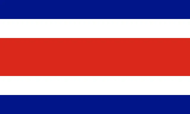 Costa Rica Country Flag