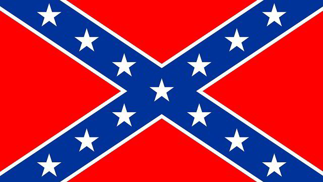 America Confederate Desk Flag