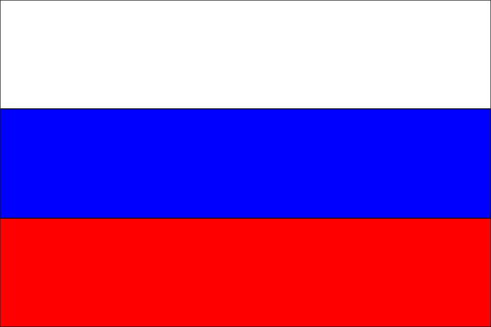 Russia Desk Flag