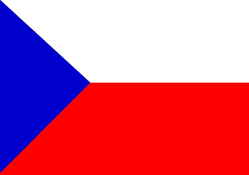 Czech Republic Desk Flags