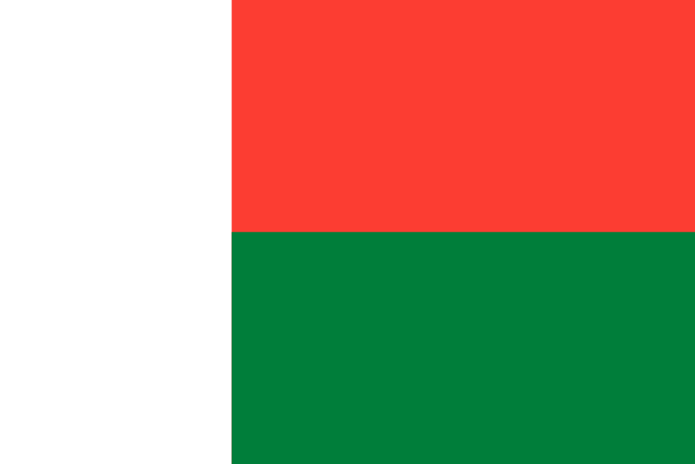 Madagascar Country Flag