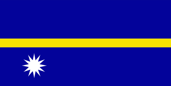 Nauru Country Flag