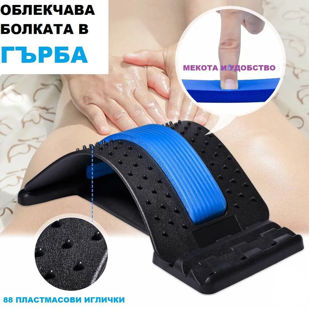 Уред за разтягане и отпускане на болките в гърба