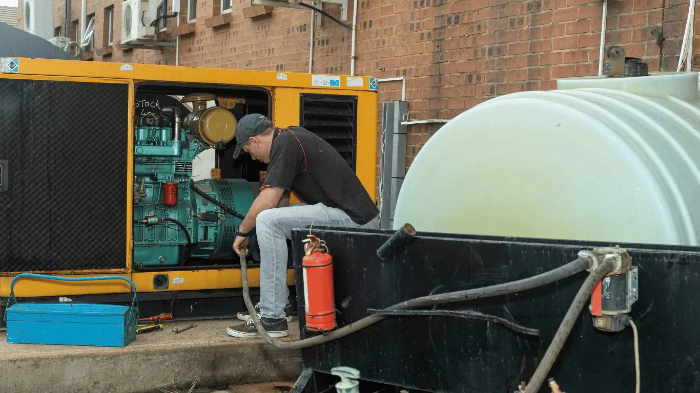 Fuel Up with Our On-Site Generator Refuelling Services