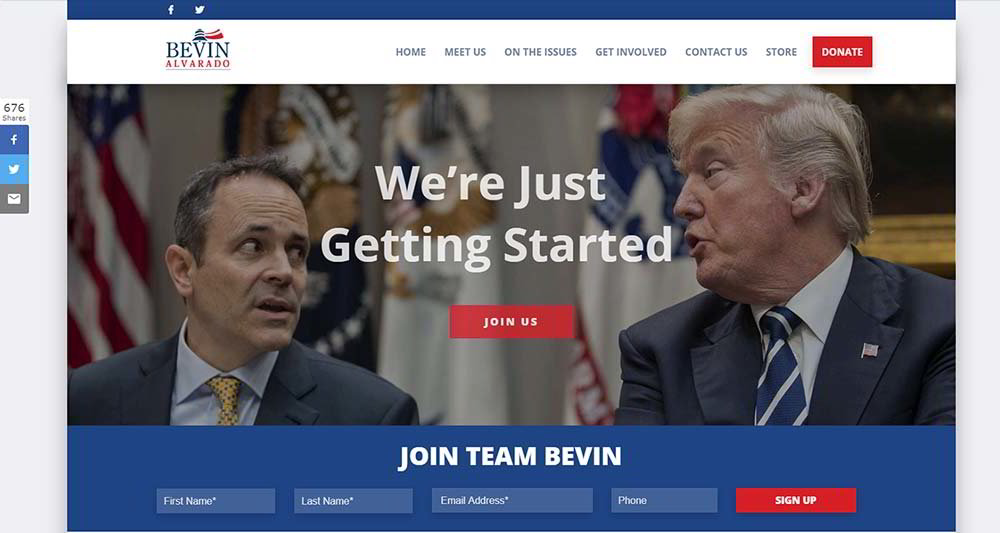 Best Political Campaign Websites of 2019