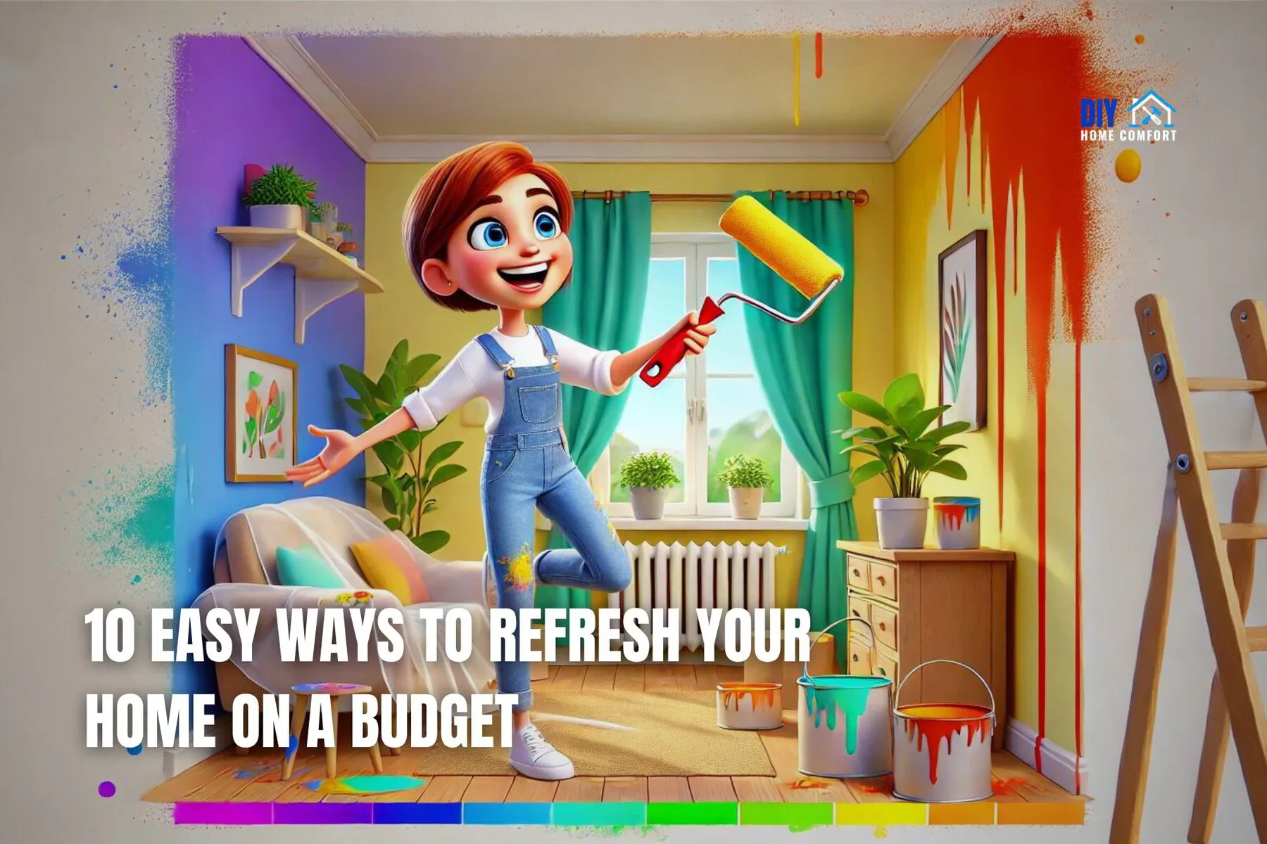 10 Easy Ways to Refresh Your Home on a Budget | DIY Home Comfort