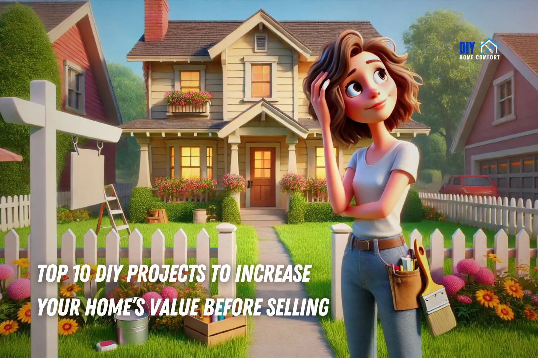 Top 10 DIY Projects to Increase Your Home’s Value Before Selling | DIY Home Comfort