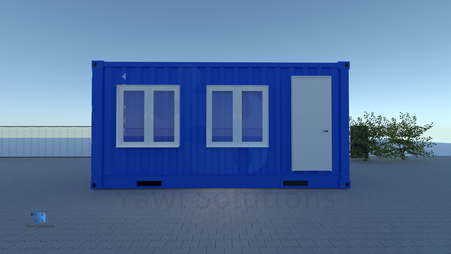 Retrofitted Container Offices