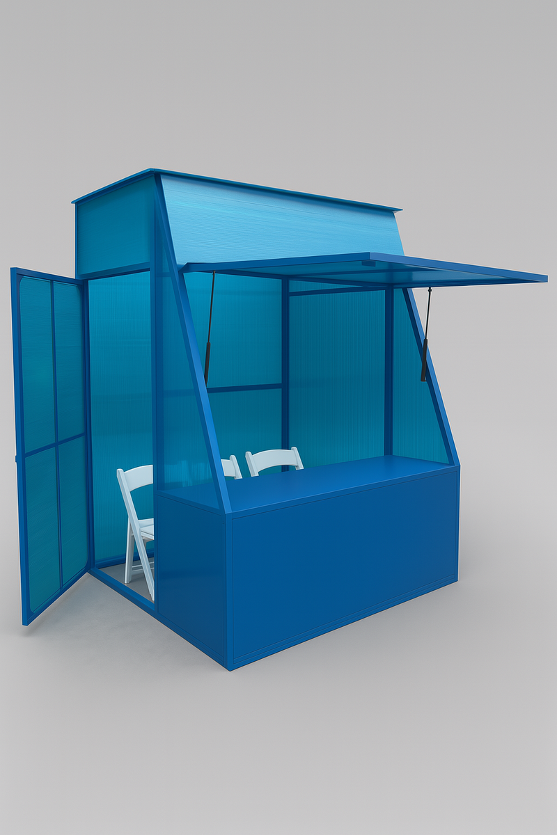 Blue Canopy Cube