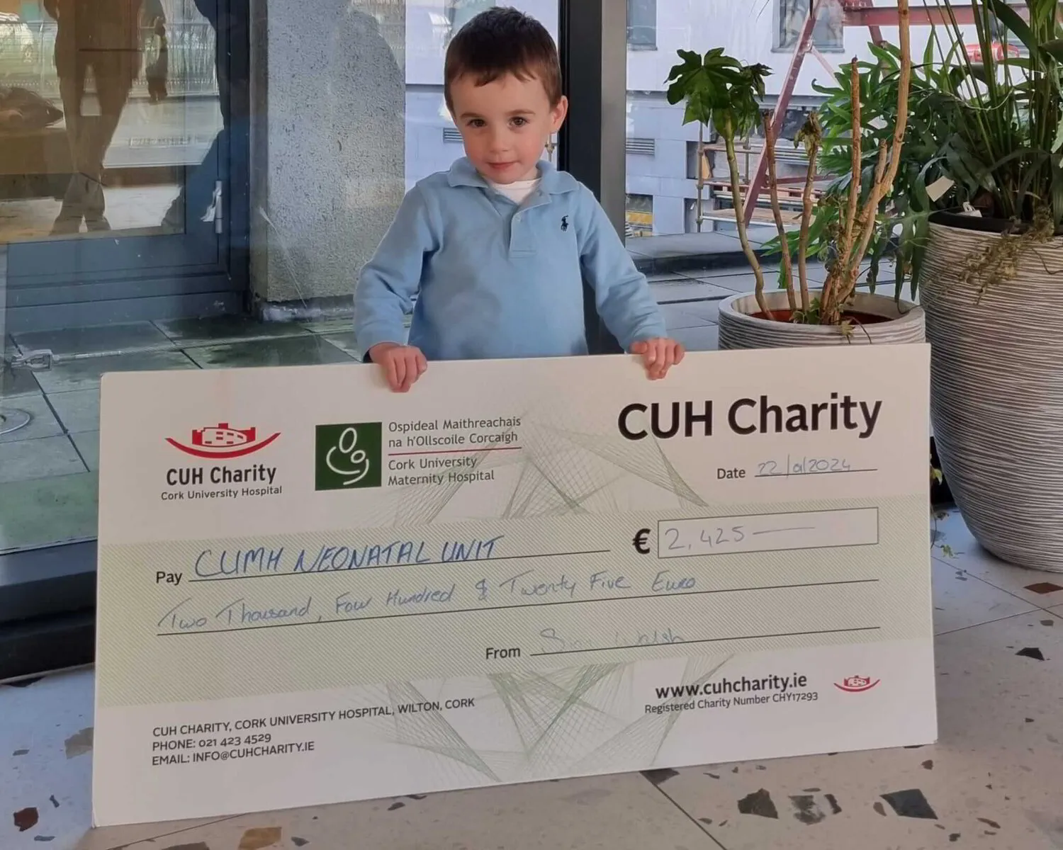 Prematurity Awareness Fundraiser update at Coral Leisure Cobh
