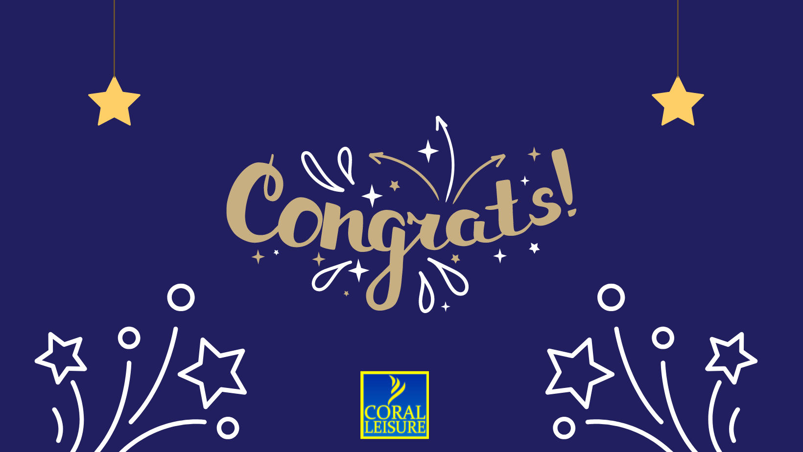 Well done from Coral Leisure Cobh