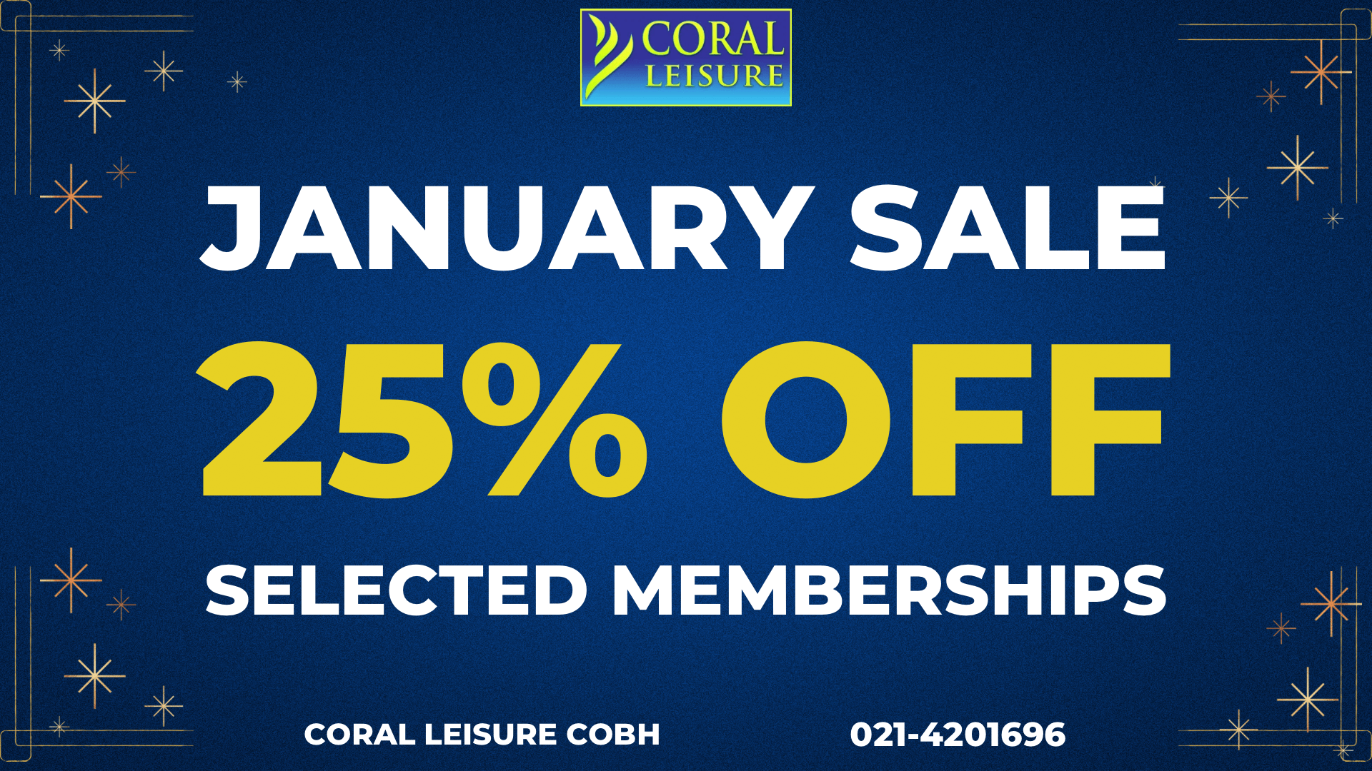 January Sale at Coral Leisure Cobh