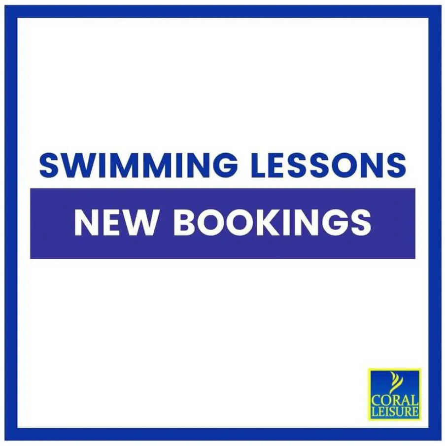 New Bookings for January 2025 Group Swimming Lessons at Coral Leisure Cobh