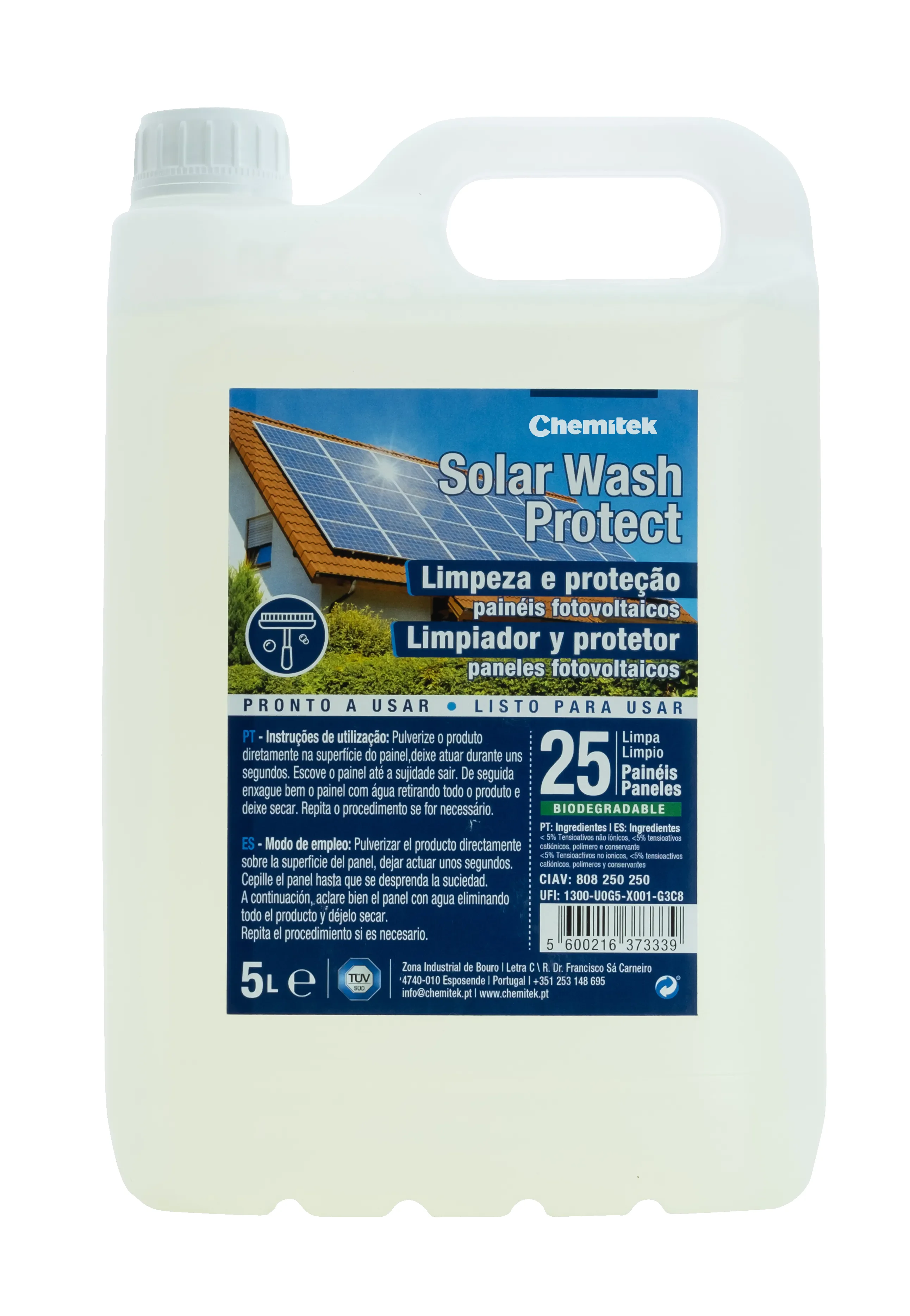 CHEMITEK SOLAR WASH PROTECT RTU 5KG