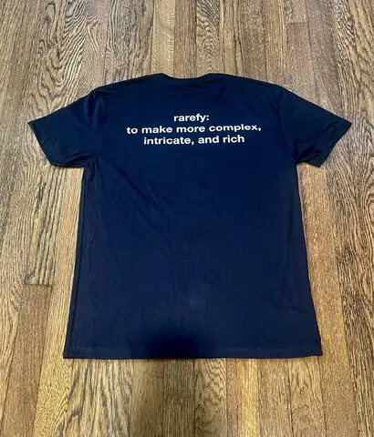 Finally! A Rarefied T-shirt!