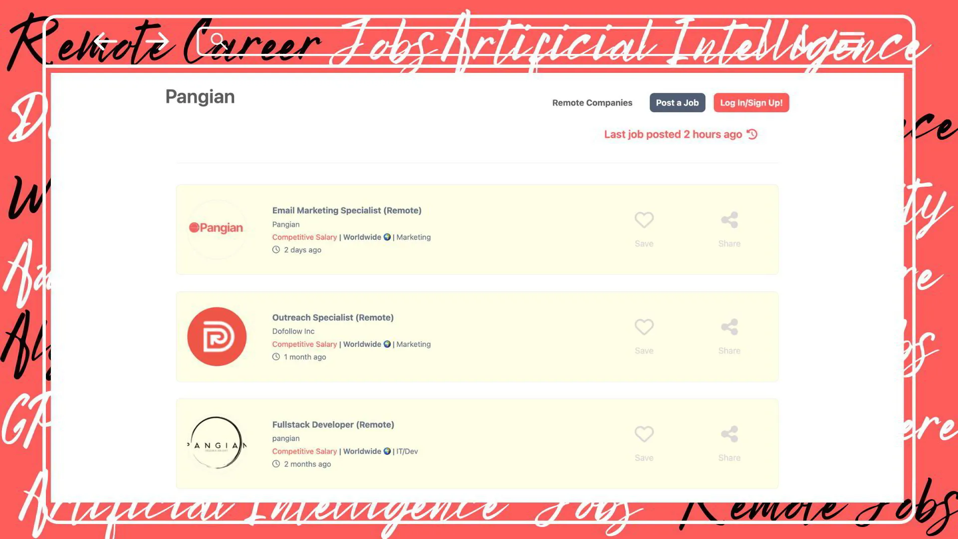 Pangian - Join The Fastest-Growing Remote Community Worldwide