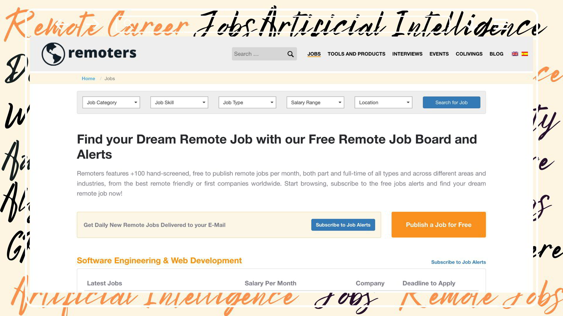 Remoters - Find your Dream Remote Job with our Free Remote Job Board ...