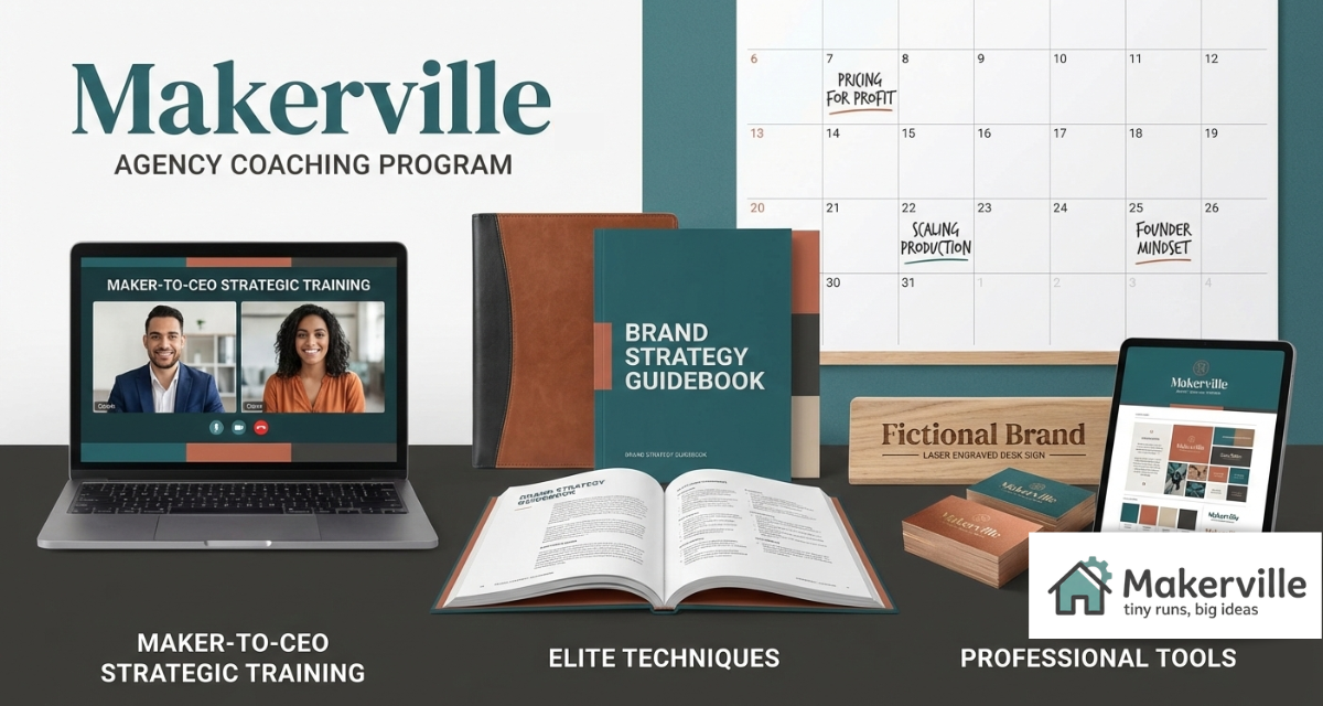 Micro-Branding Booking Page | Makerville Branding