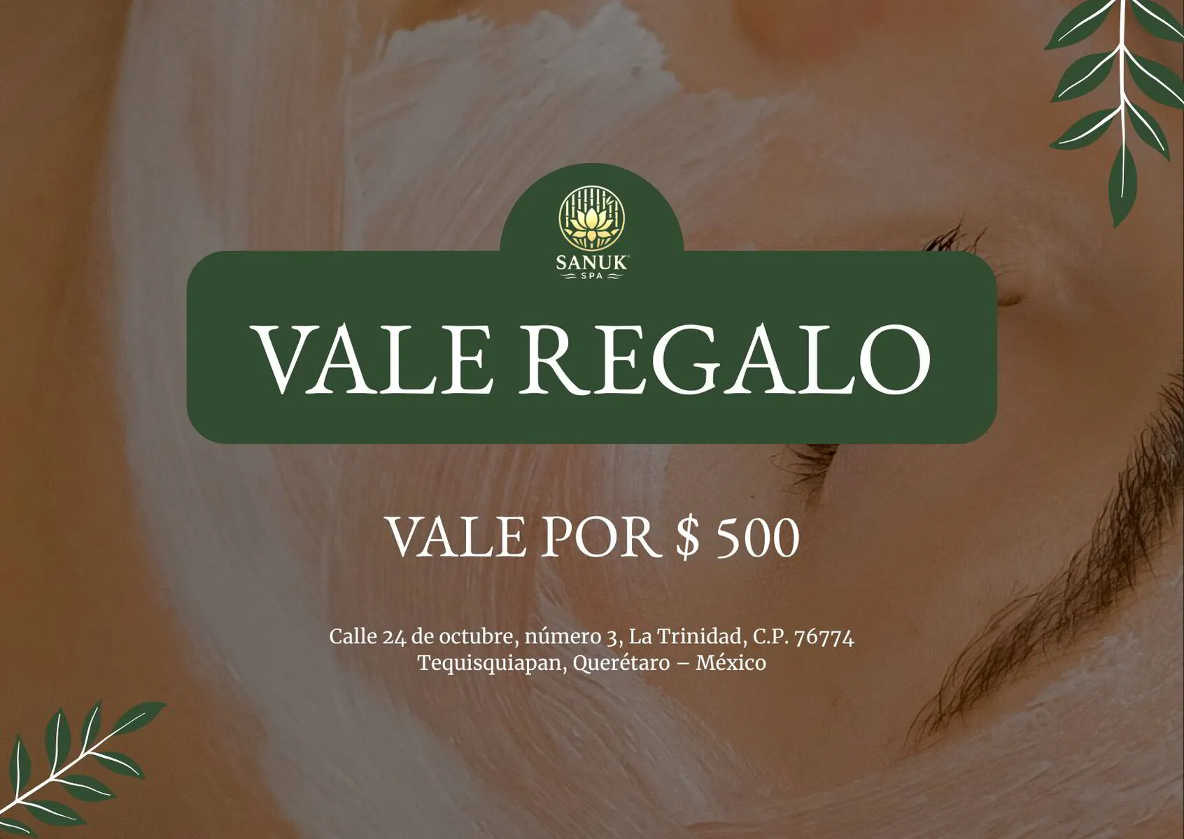 Vale Regalo de $500 en Sanuk Spa Tequisquiapan – Regala Bienestar