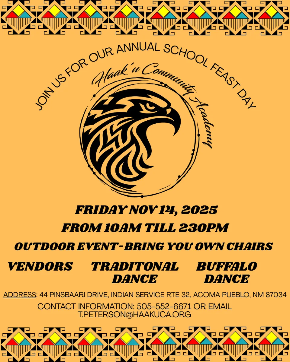 Native American Week Schedule