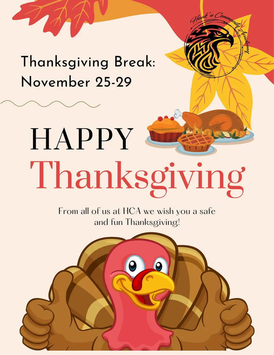 Thanksgiving Break Reminder