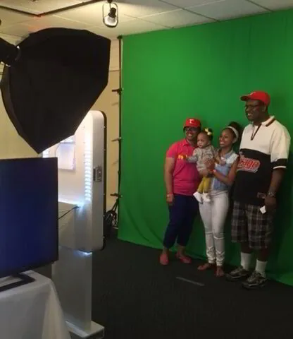 Green Screen at the Ball Park