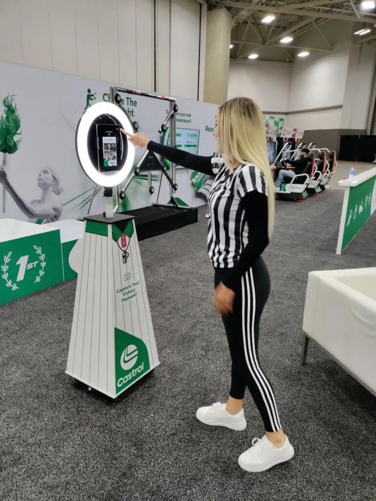 Roaming Robot Photo Booth in Dallas, Texas | Plush Photo Booth