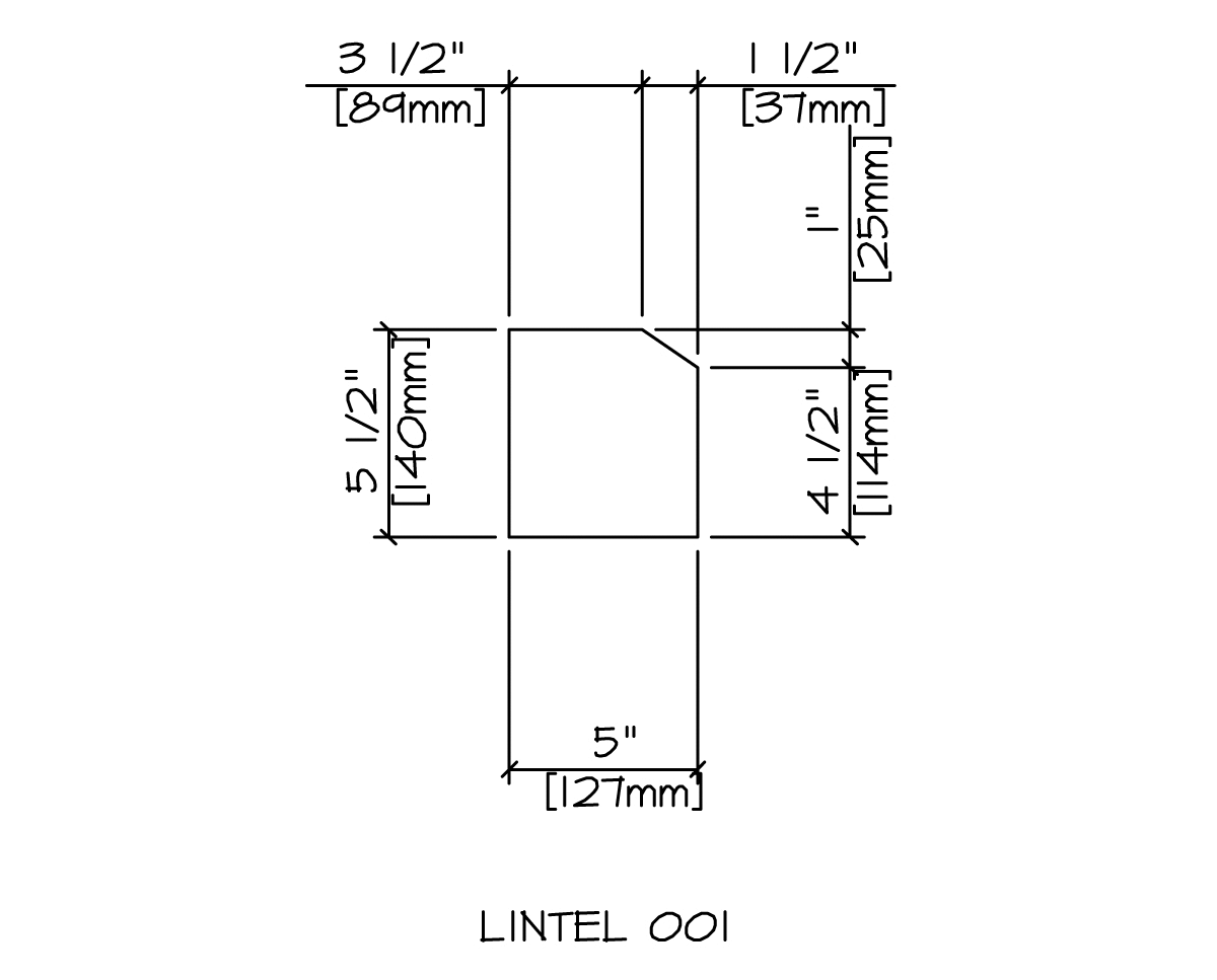 Custom Lintel #001 - Tristar