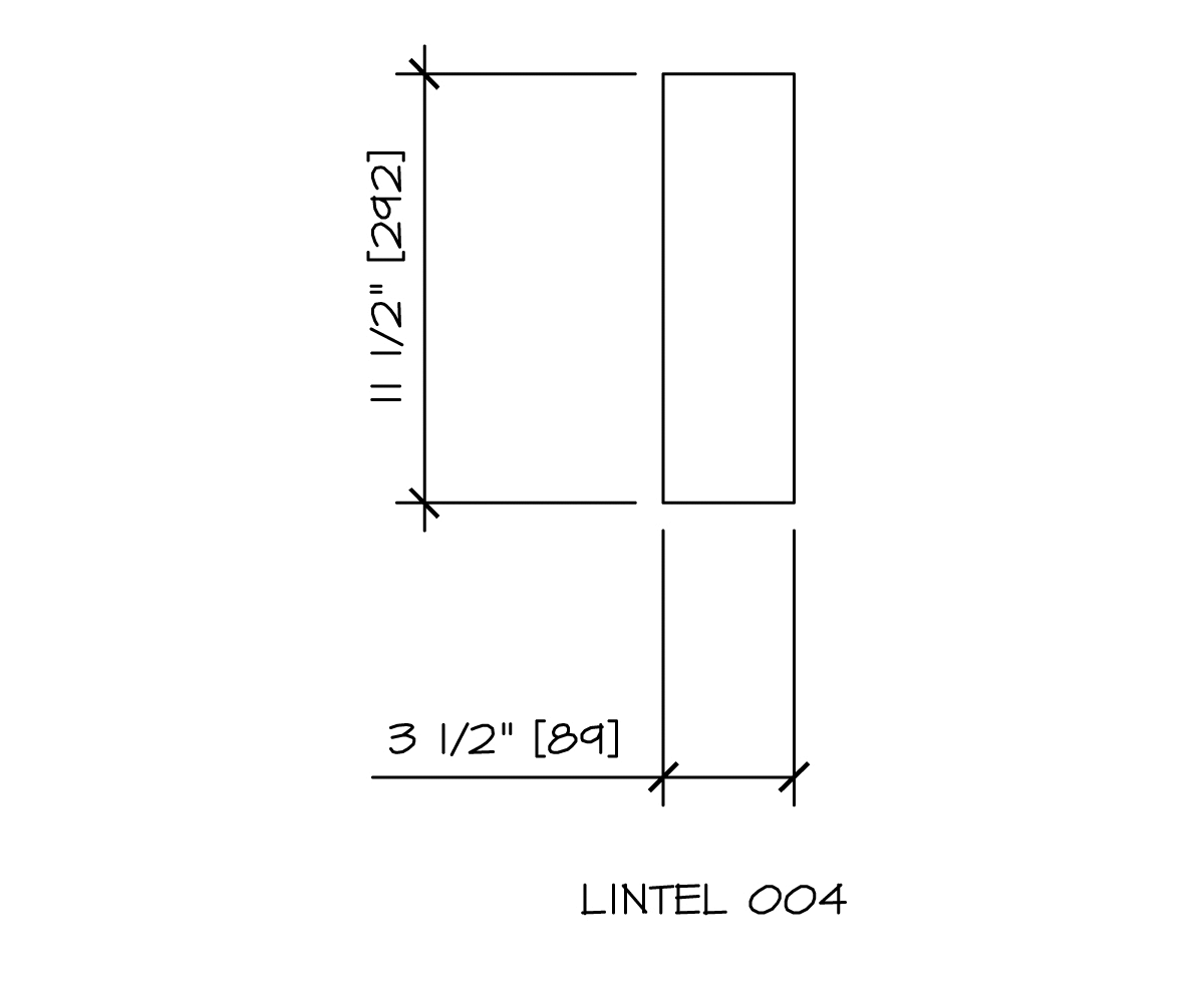 Custom Lintel #004 - Tristar