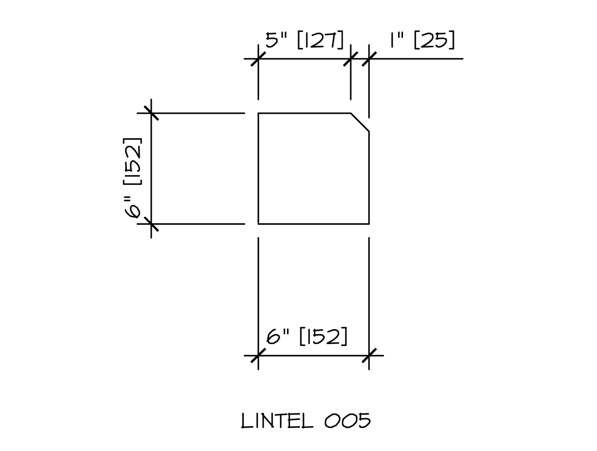 Custom Lintel #005 - Tristar