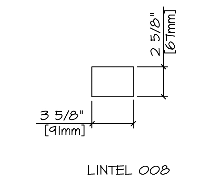 Custom Lintel #008 - Tristar
