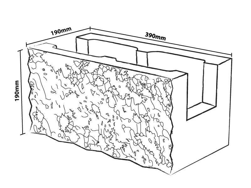 Split-Face Rebar/KOBB - Tristar
