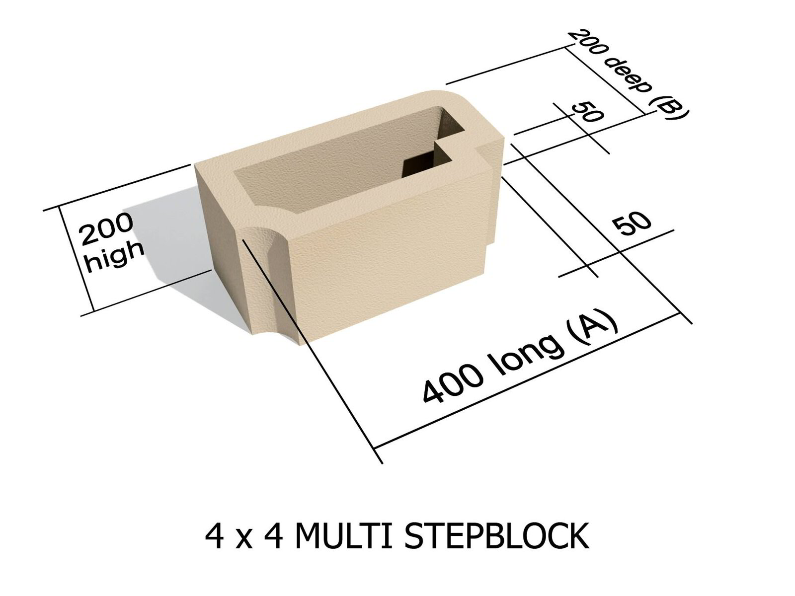4×4 Multi Step Block - Terraforce