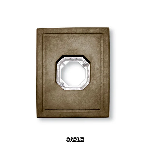 Electrical Box: Standard Light Fixture - Cultured Stone