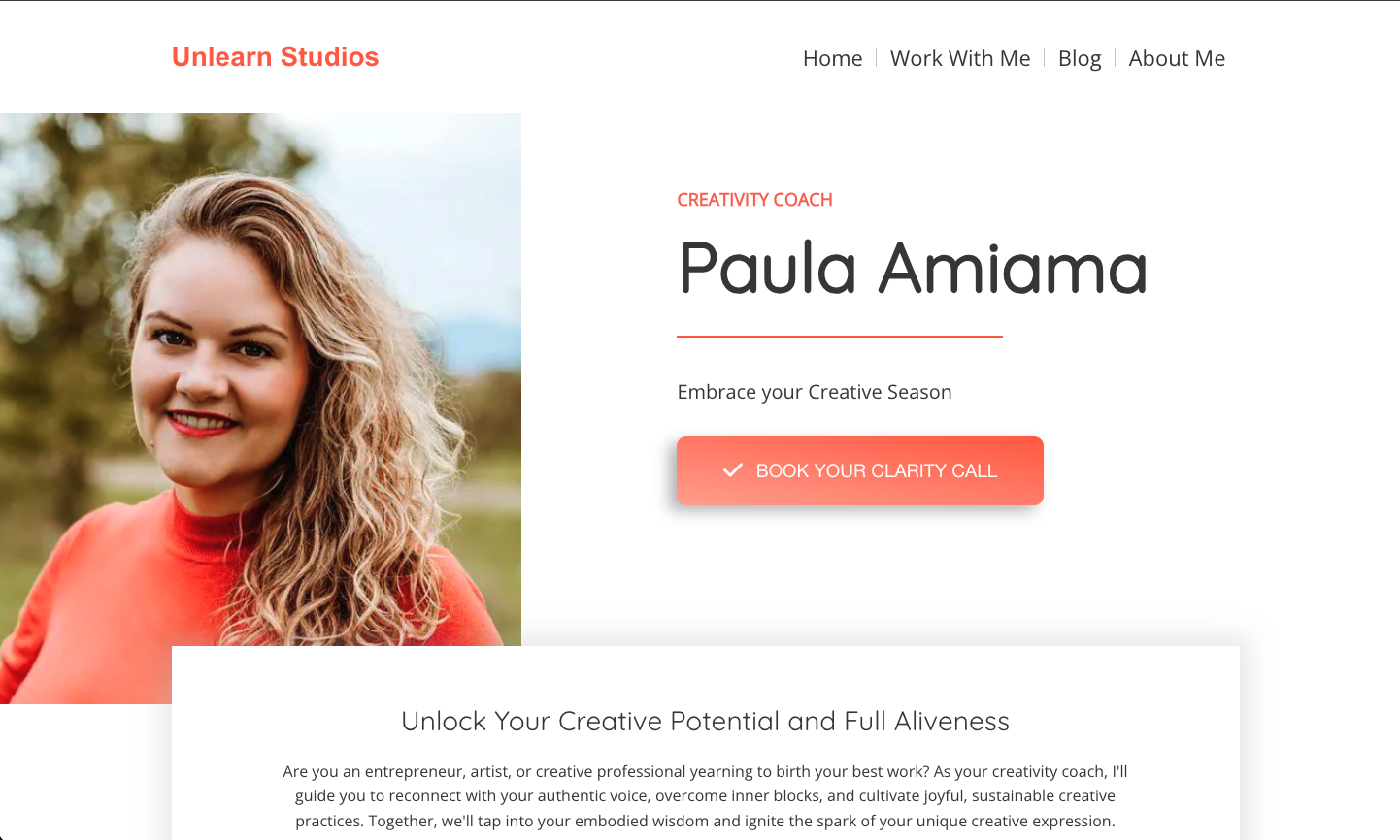 Paula Amiama | CREATIVITY COACH