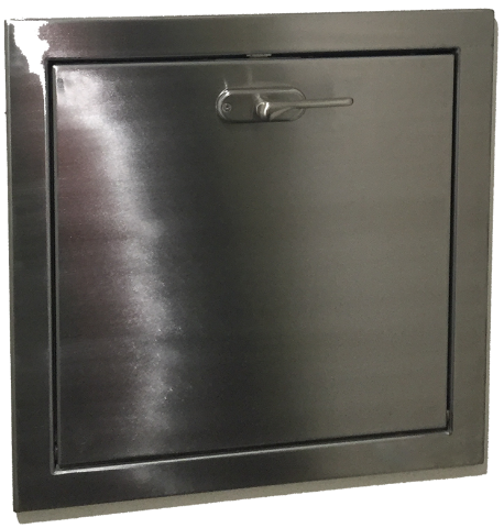 Linen Chute Intake Hopper Doors - Segregated Garbage Intake Hopper