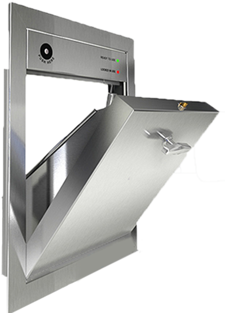 Linen Chute Intake Hopper Doors - Segregated Garbage Intake Hopper