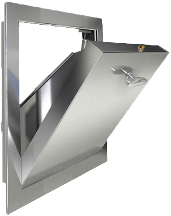 Linen Chute Intake Hopper Doors - Segregated Garbage Intake Hopper