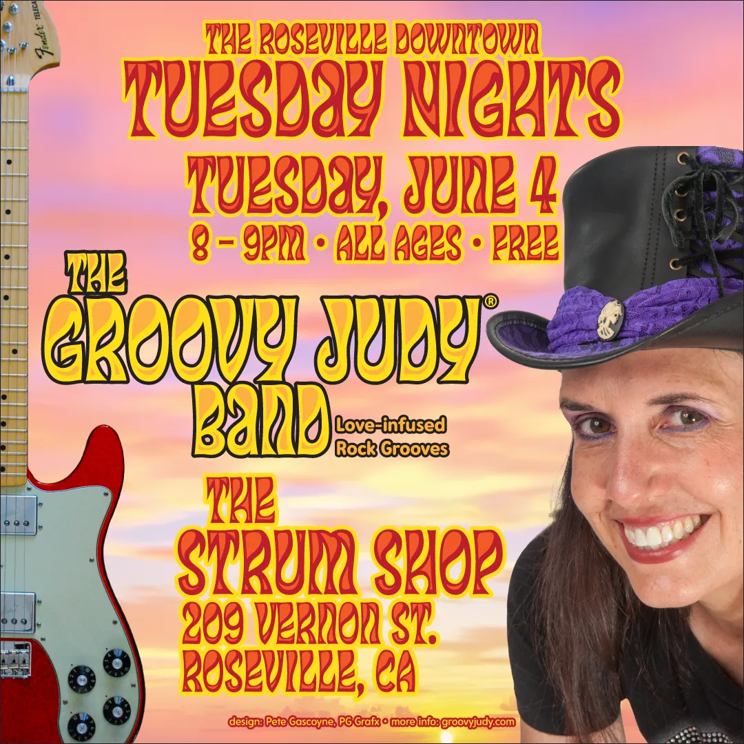 Live Events - Catch Groovy Judy Live!