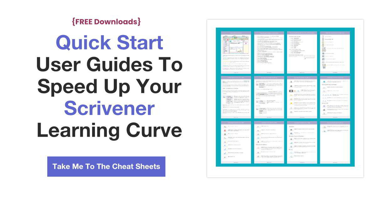 Scrivener for Windows FREE Cheat Sheets 2020