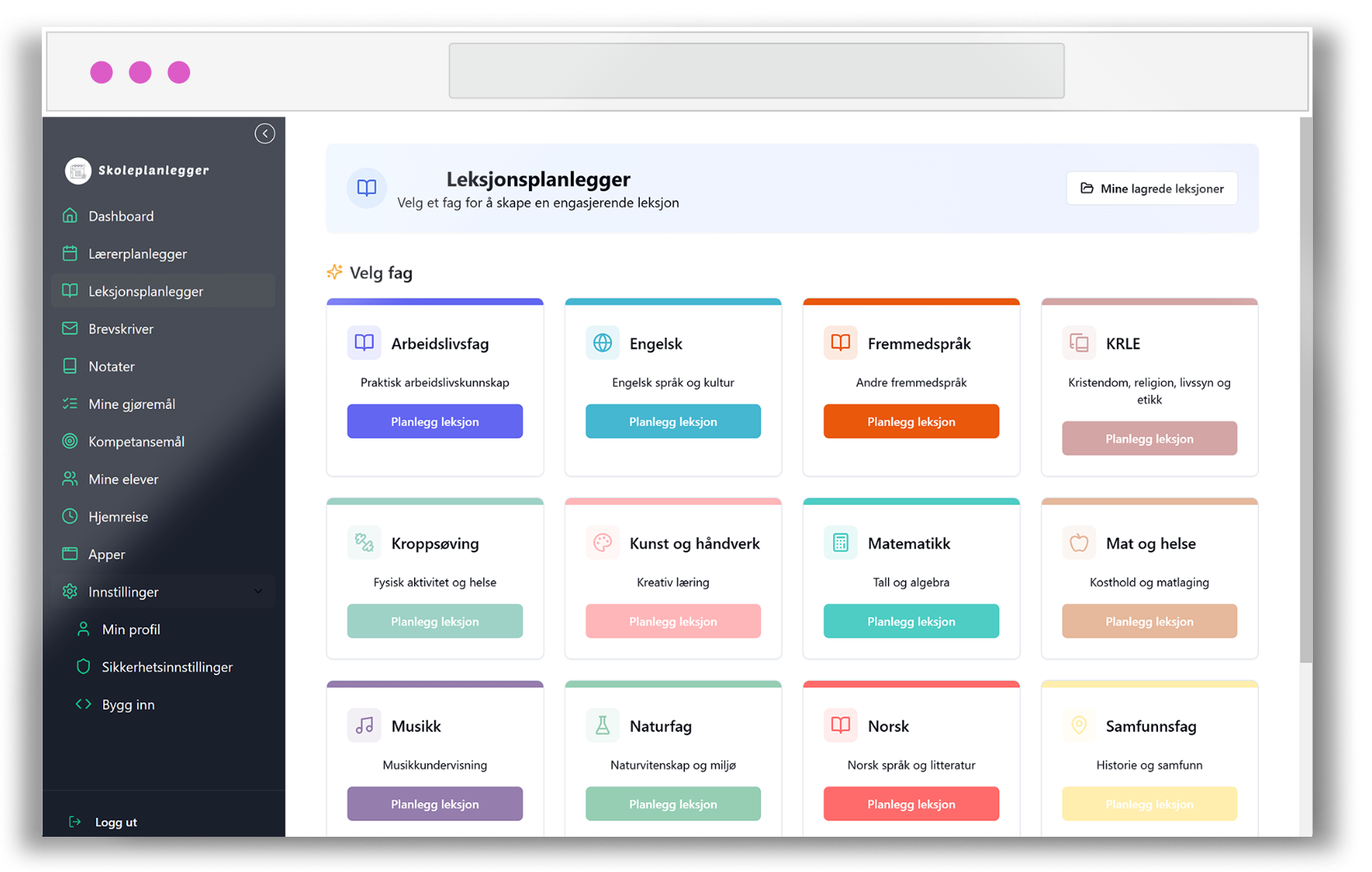 Skoleplanlegger - Effektiv planlegging for lærere