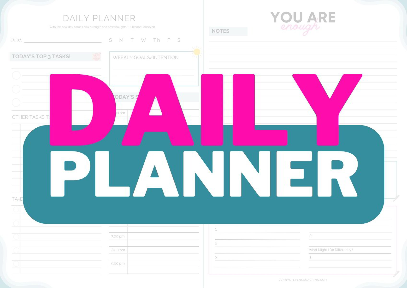 Daily Planner Printable A4 Daily Planner Printable A4
