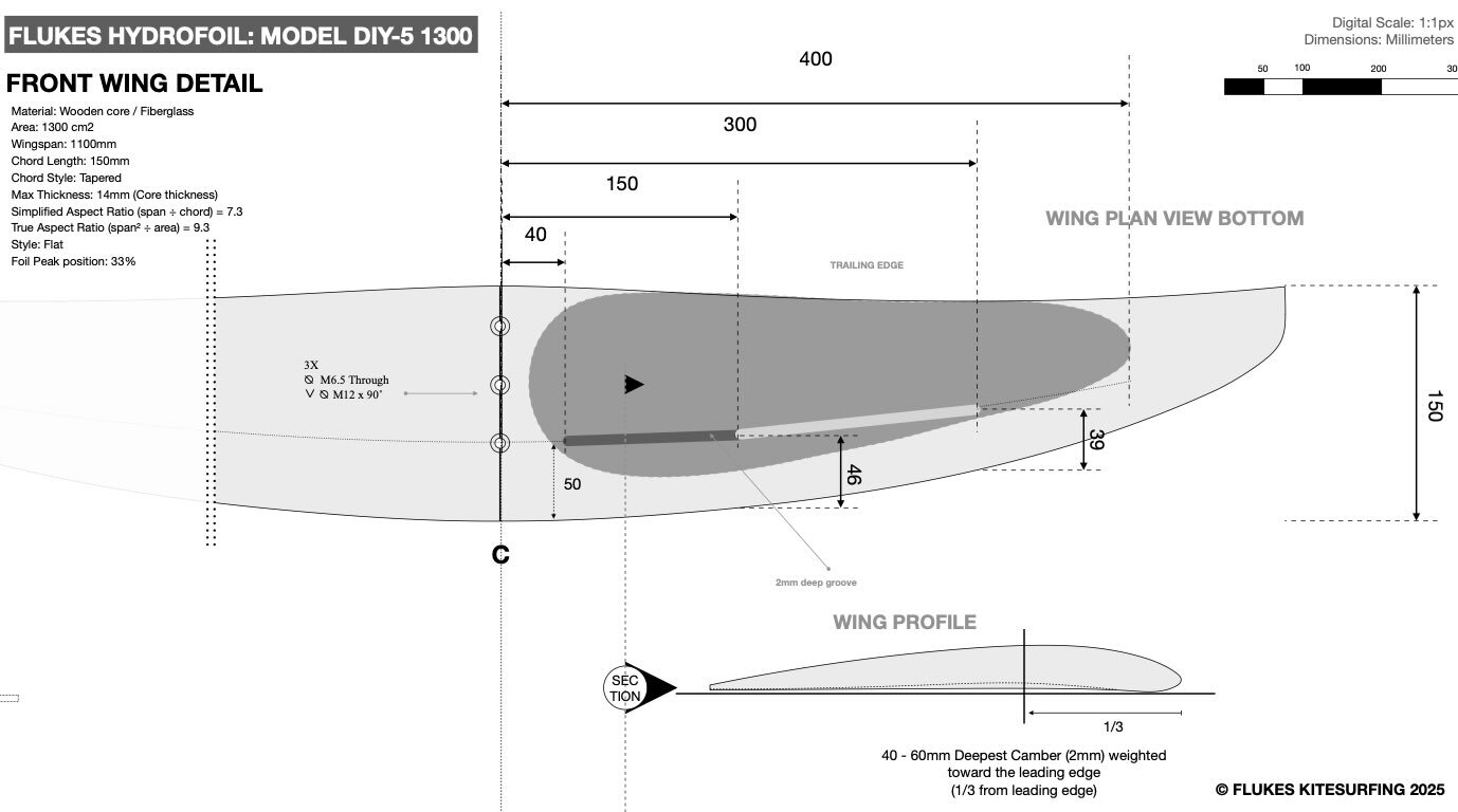 Free Hydrofoil Plans: Build Your Own Hydrofoil From Home - Flukes Model 5