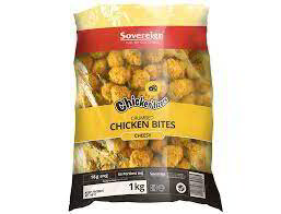 Sovereign Chicken - Crumbed nugget bites (Cheesy) 1Kg