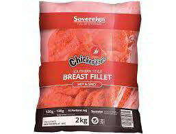 Sovereign Chicken - Southern Style Breast Fillet (Hot & Spicy) 2Kg