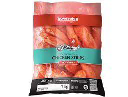 Sovereign Chicken - Southern Style Strips (Hot & Spicy) 1Kg